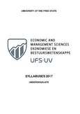 Rules book - UFS UV - Rules book EMS student - Studocu