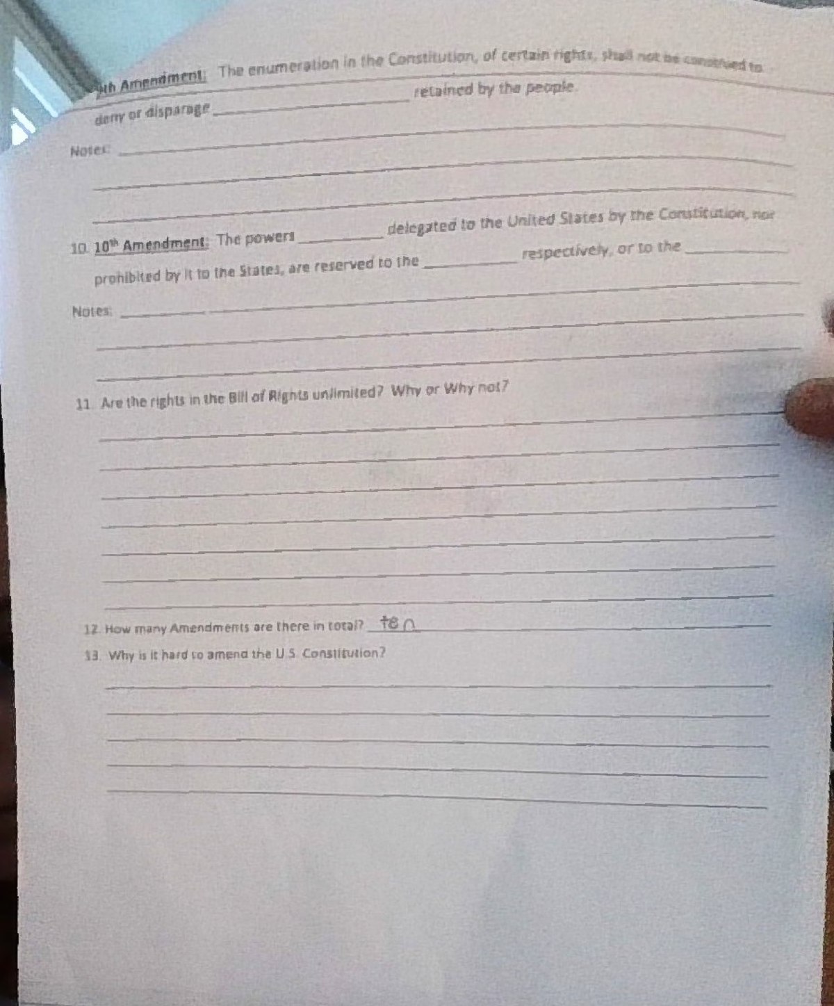 SCN 20260105 153959 - bill of rights worksheet - h Amendment derry or ...