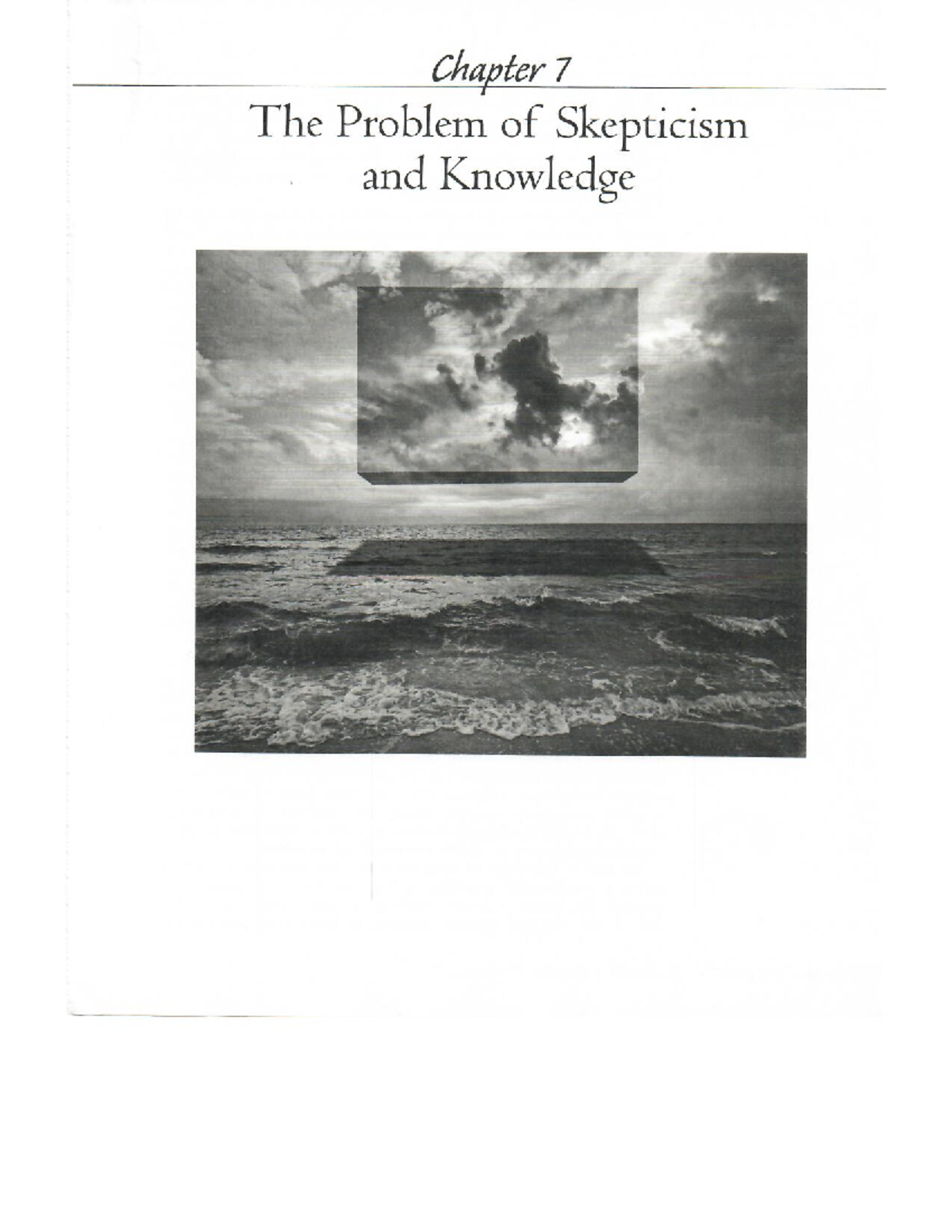 DOPH 71 Chapter 7: The Problem of Skepticism and Knowledge Explained ...