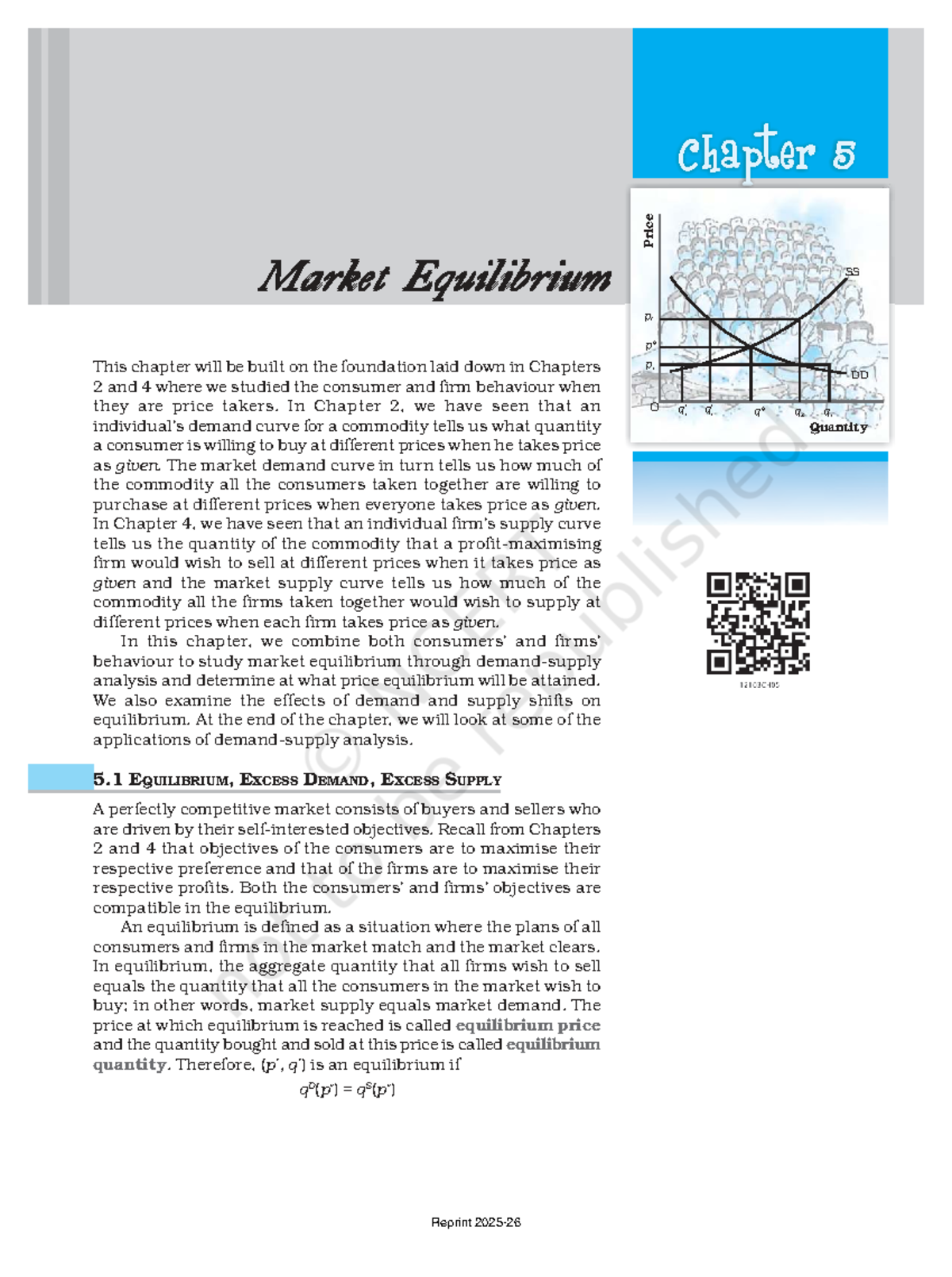 Leec205 - Chapter 5: Market Equilibrium Analysis - Studocu