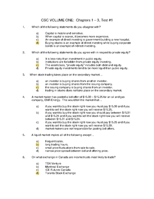 CSC-V1- Questions - Sample Tests 2019 - CSC VOLUME ONE: Chapters 1 3 3 ...