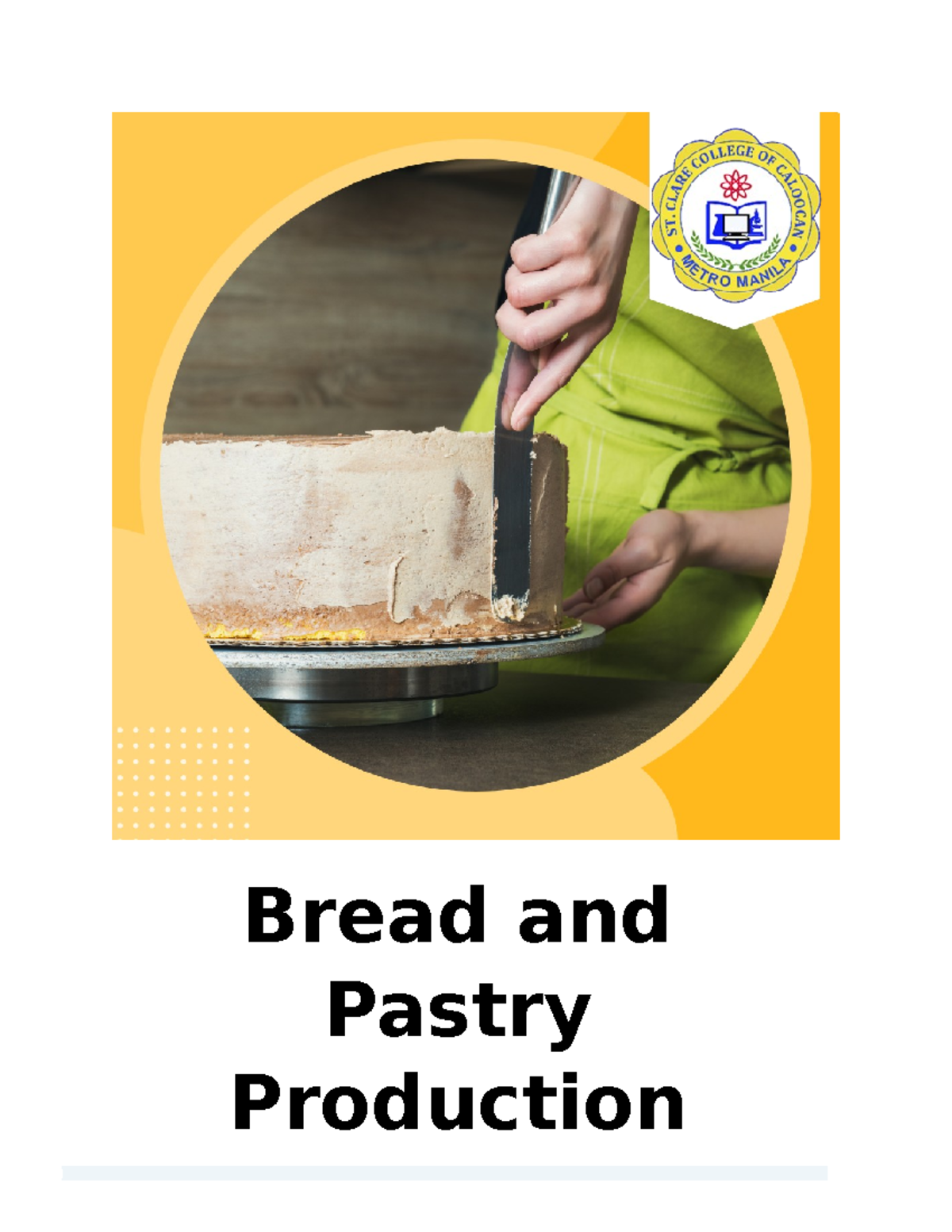 Bpp module - n/a - Bread and Pastry Production Unit 1: Getting Ready for Work Lesson 1 ...