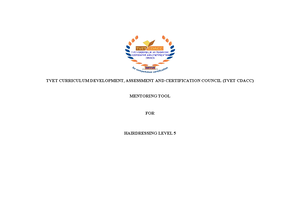 Candidate written demonstrate digital literacy level 5 - TVET ...