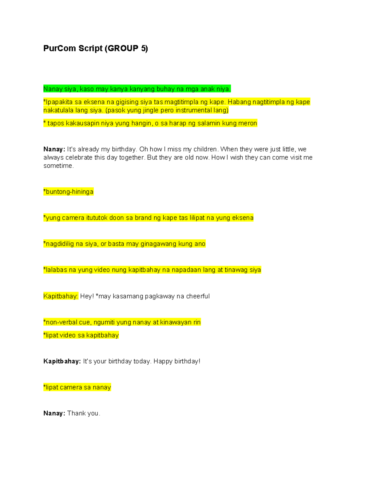 Pur Com Script - Lecture notes on Purposive communication - PurCom ...