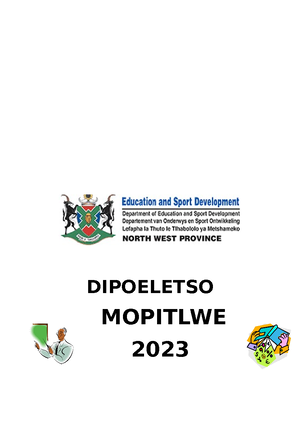 [Solved] Mind map - Setswana - Home Language - Mandatory - Studocu