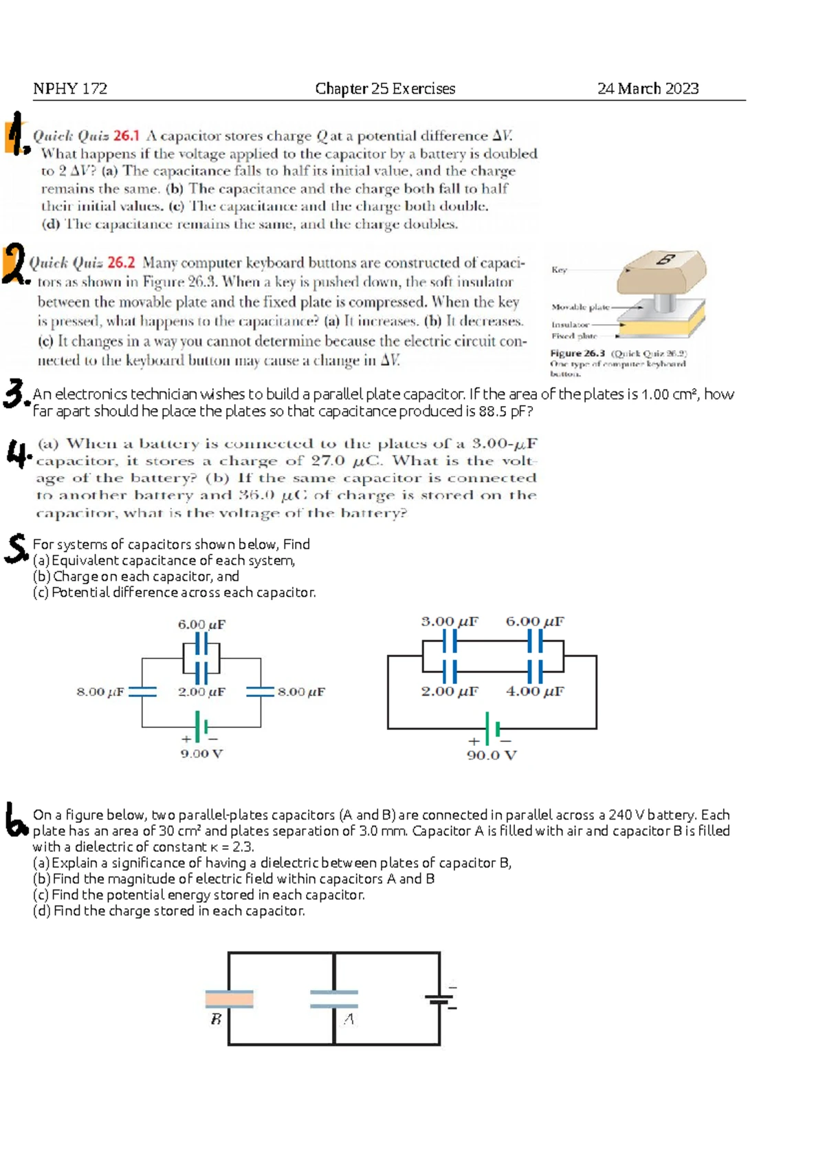 NPHY 121: Semester Test 2024 - Basic Physics II Assessment - Studocu