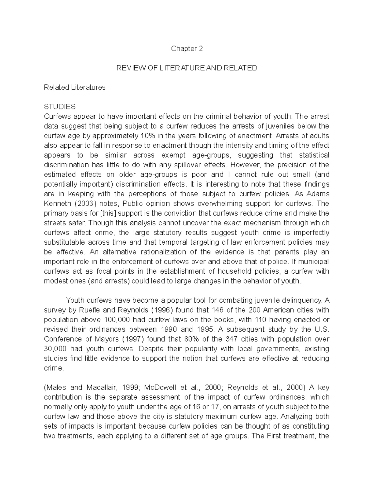 Chapter 2 RRL & RRS: Understanding Literature & Studies - Studocu