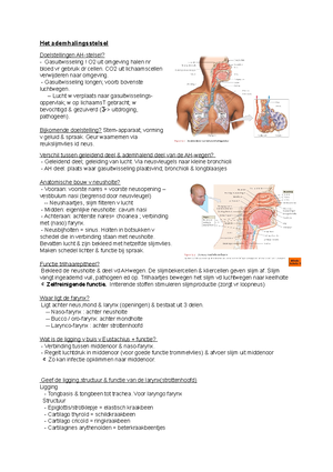 Latijnse benamingen - Anatomie en Fysiologie Latijnse benaming ...