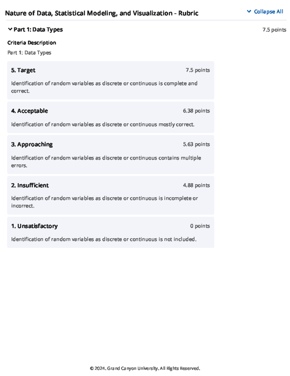 MIS-600 Rubric: Data Types, Descriptive Stats, Linear Regression - Studocu
