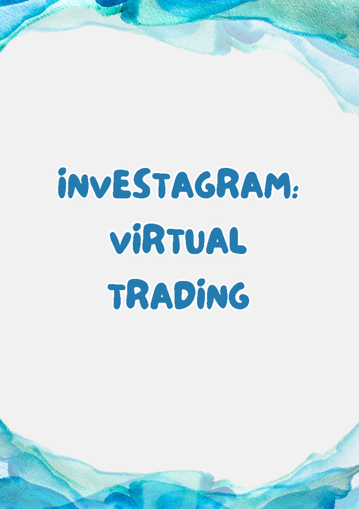 Investagram Virtual Trading Strategy: Balancing Risk and Growth - Studocu