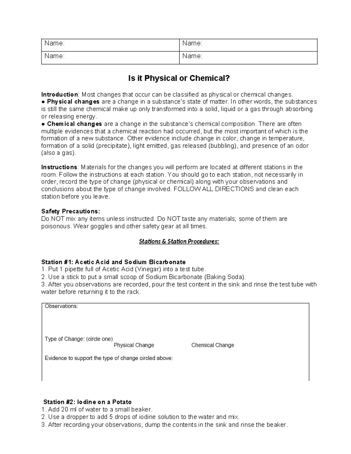 Lab Report 6 Experiment 6 - Experiment 6 – Acids, bases, and salts Name ...