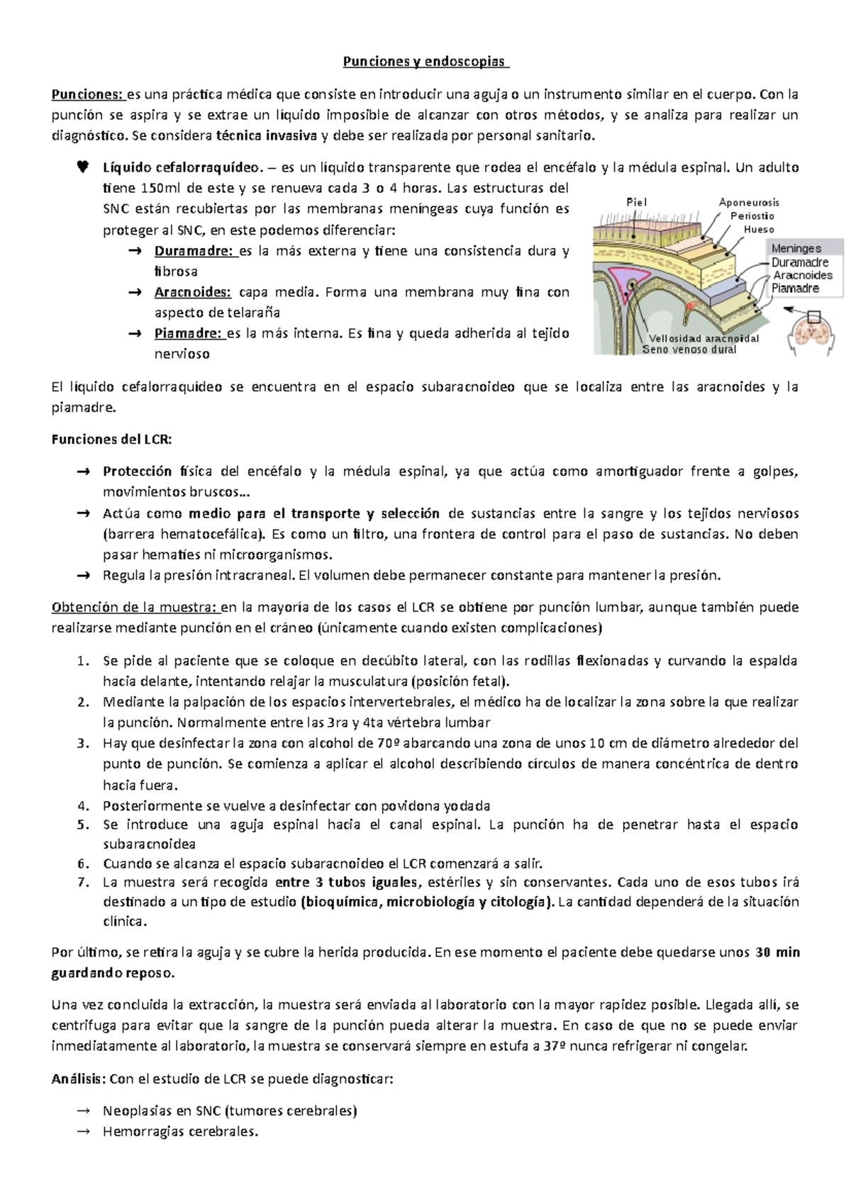 Técnicas de Punciones y Endoscopias Médicas: Análisis y Procedimientos ...