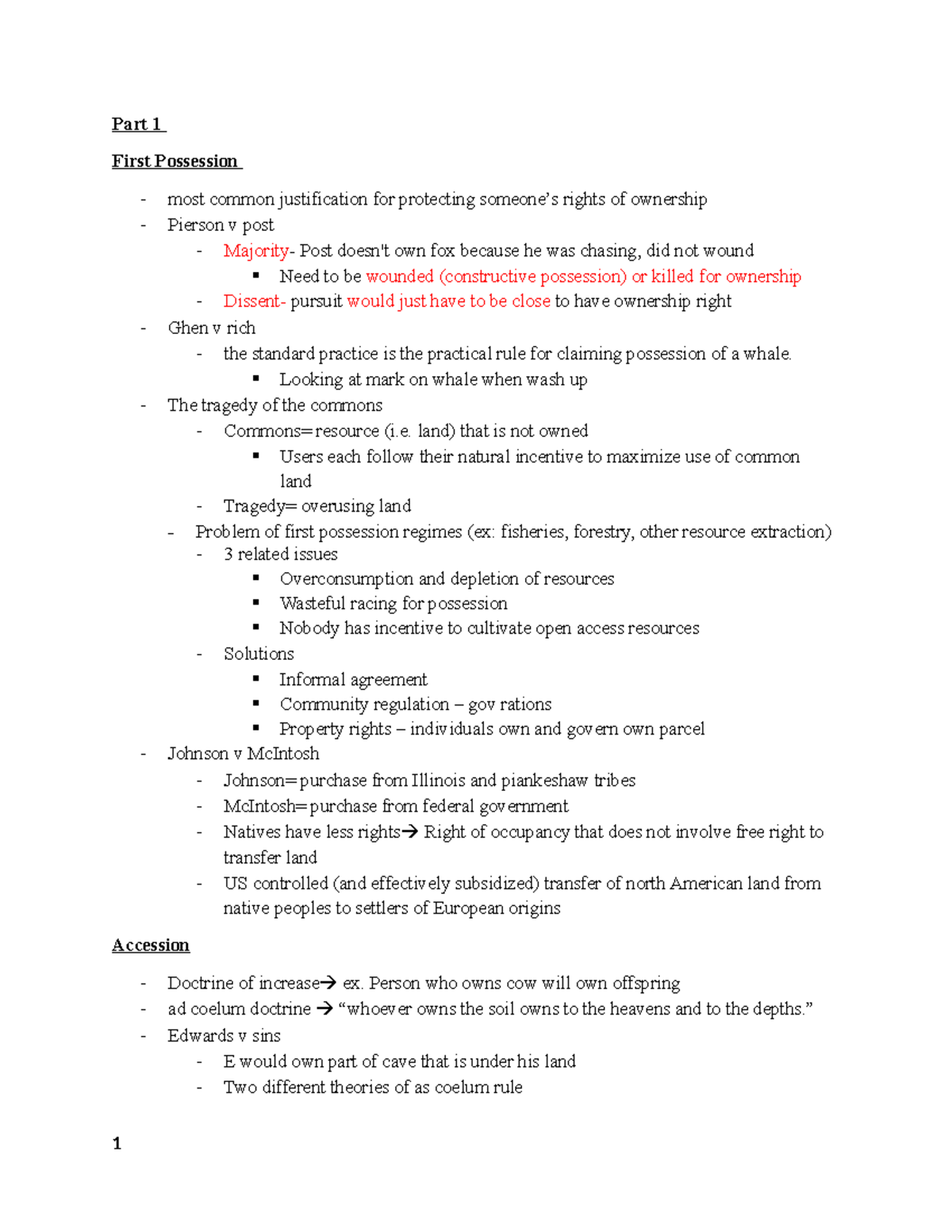 Estates and Future Interests: Class Notes 12 - Concepts and Examples ...