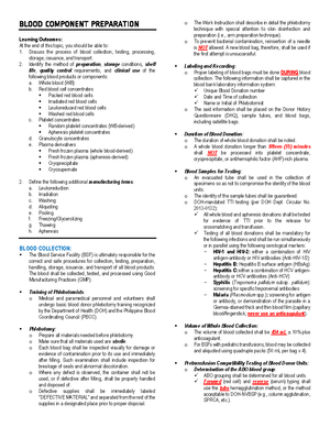 Blood Donation AND Deferrals - BLOOD DONATION AND DEFERRALS CRITERIA ...