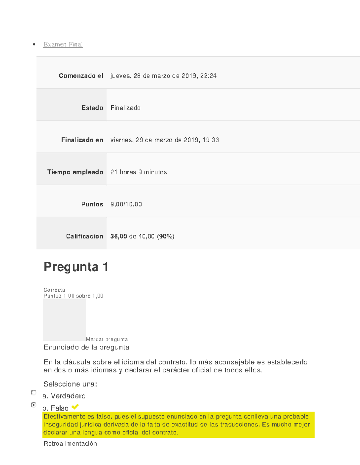 Título: 406952205-Examen Final: Evaluación y Respuestas Correctas - Studocu