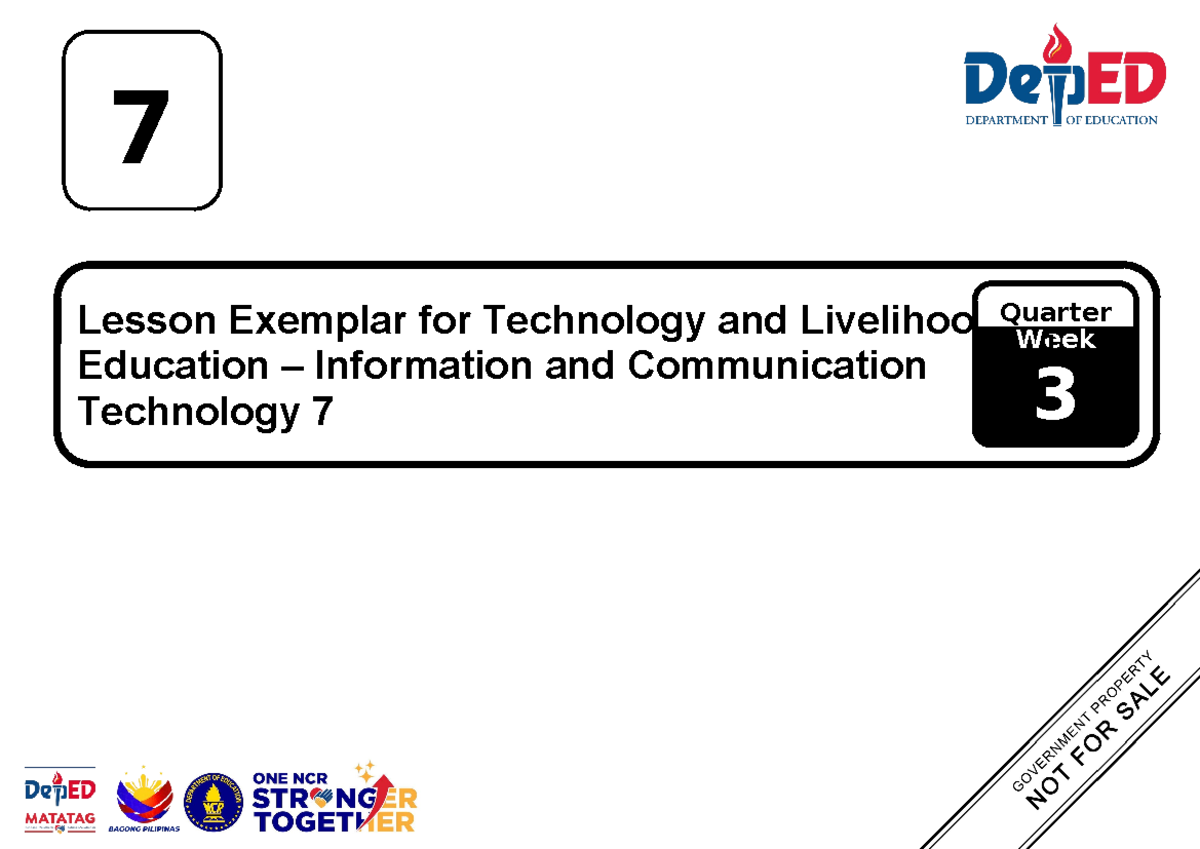 LE G7 TLE ICT Q1 W3 - Lesson Exemplar on Number Conversion - Studocu