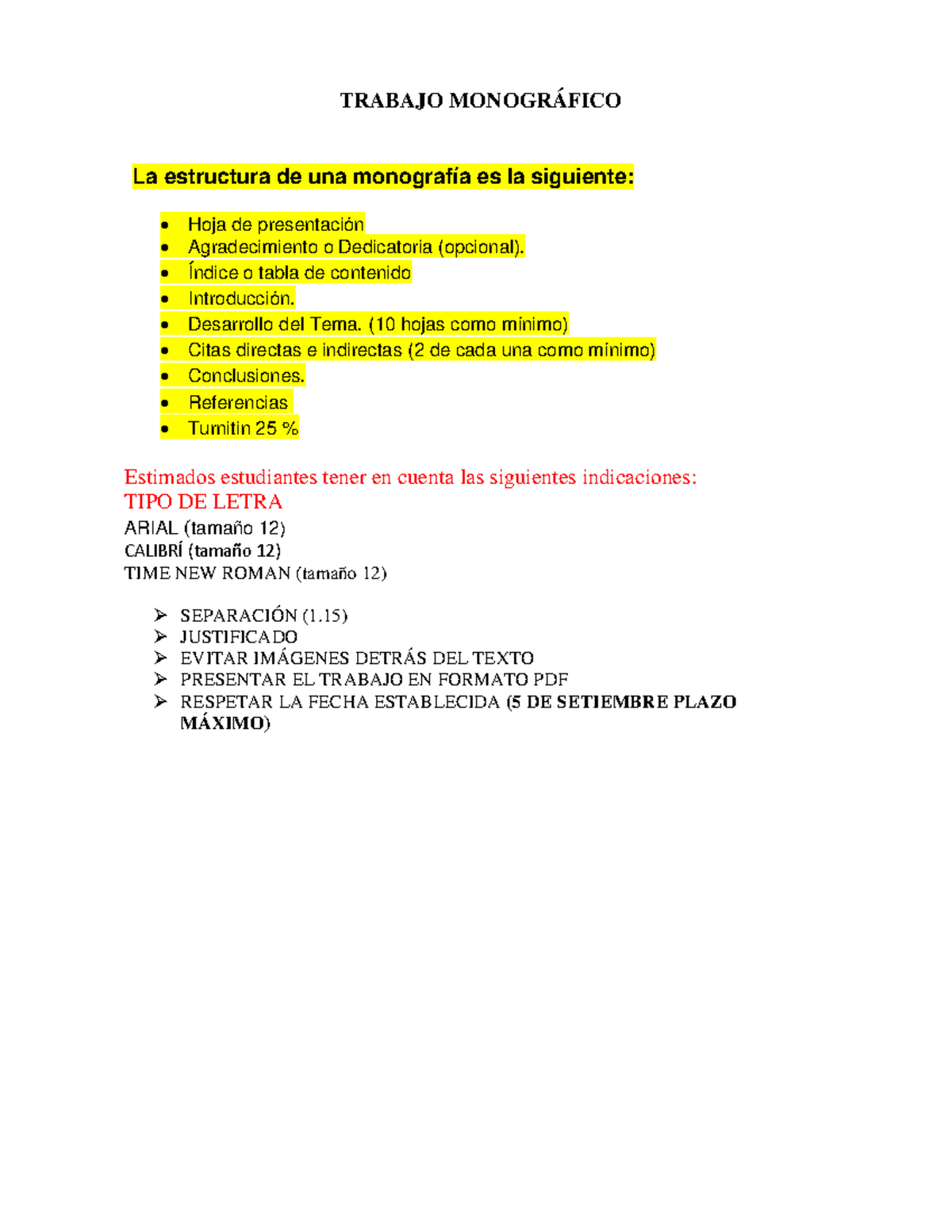 Estructura y Normas para la Elaboración de Monografías - Guía Académica ...