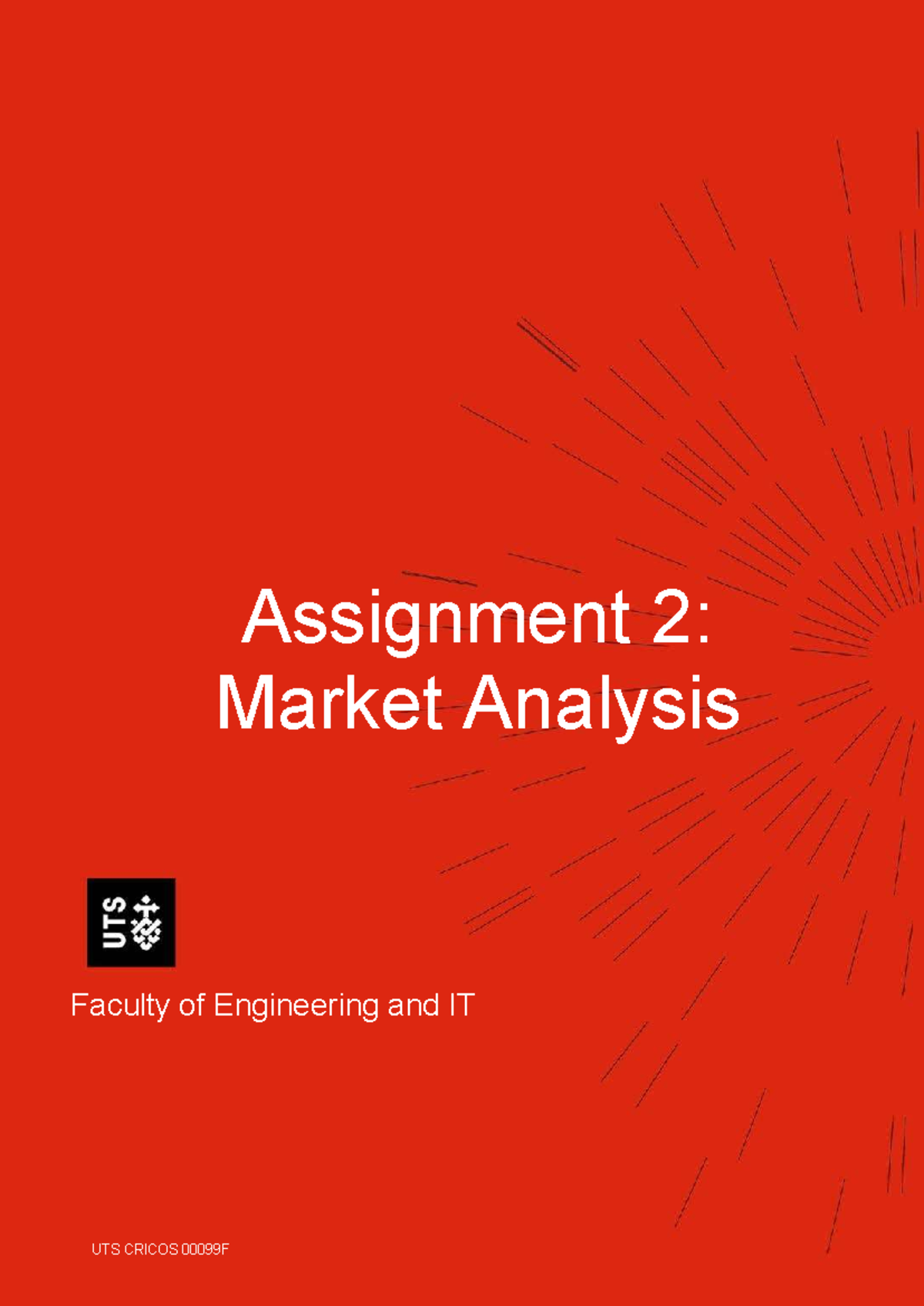 UTS 12345: Assignment 2 - Market Analysis Report Guidelines - Studocu