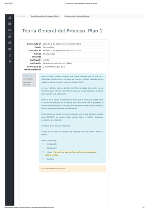 [Solved] Es el sujeto procesal que interviene en las etapas de - Teoría General del Proceso ...