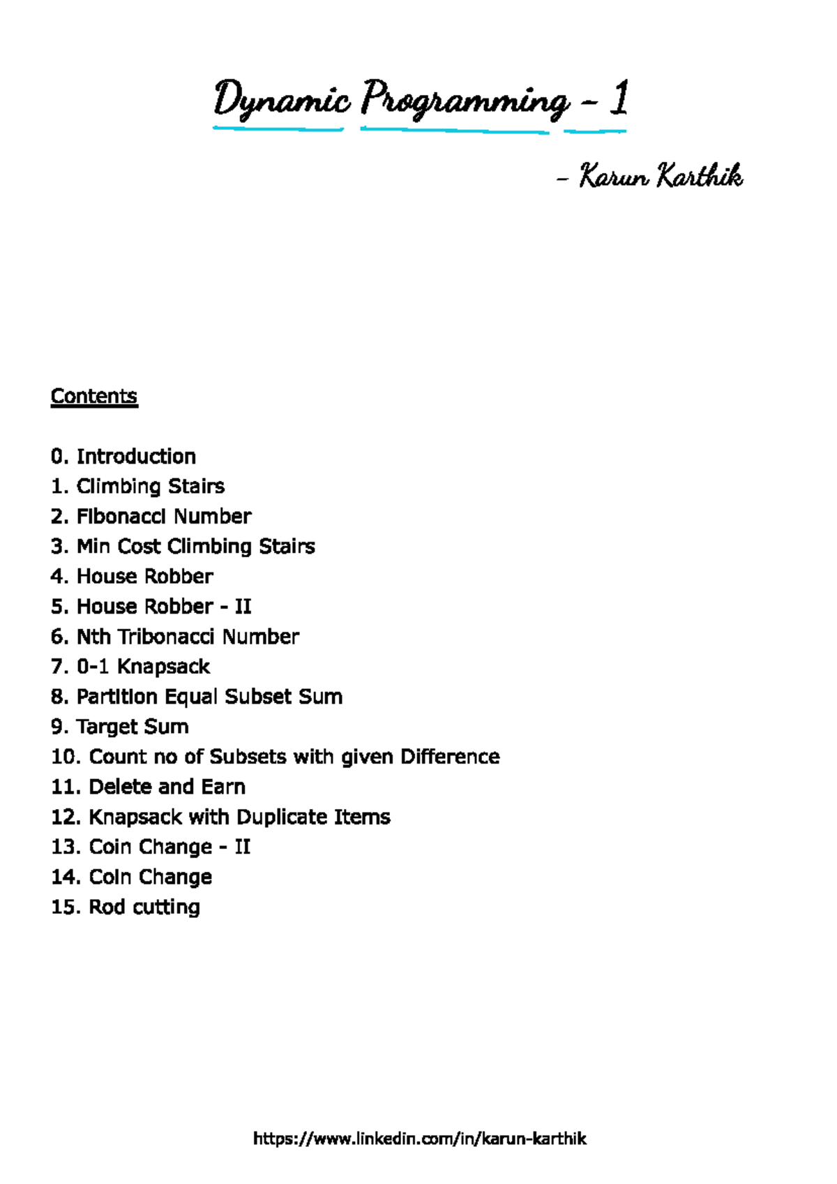 Dynamic programming - .............................. - Dynamic ...