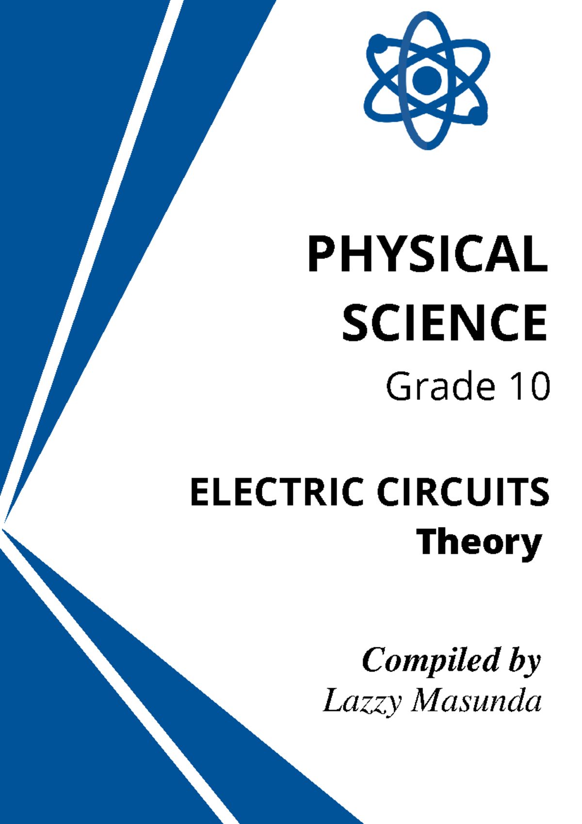 Grade 10 PS Electric Circuits Theory Notes: Key Concepts Explained ...