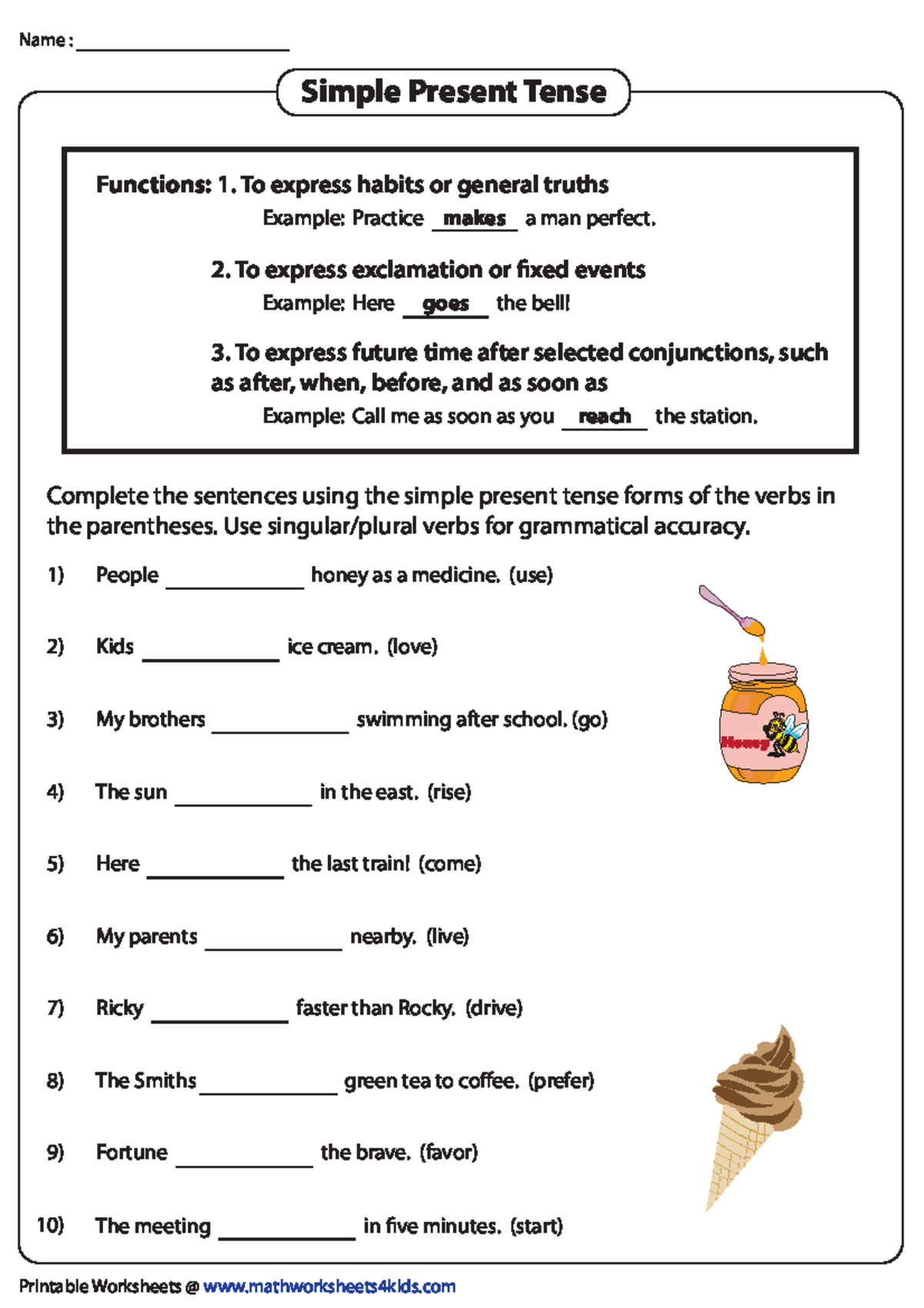 Complete-simple-present - - Studocu