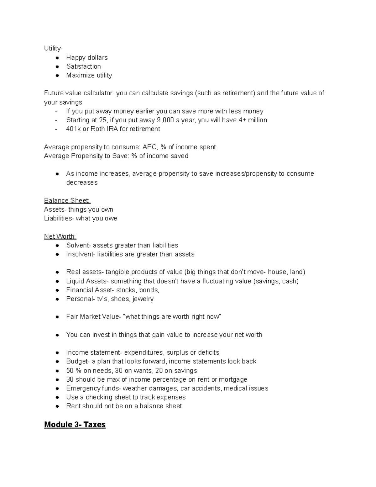 Finance 101: Key Concepts in Personal Finance Management - Studocu
