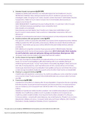 BUBBLEHE Mnemonic Postpartum Assessment - BUBBLEHED Assessment Handout ...