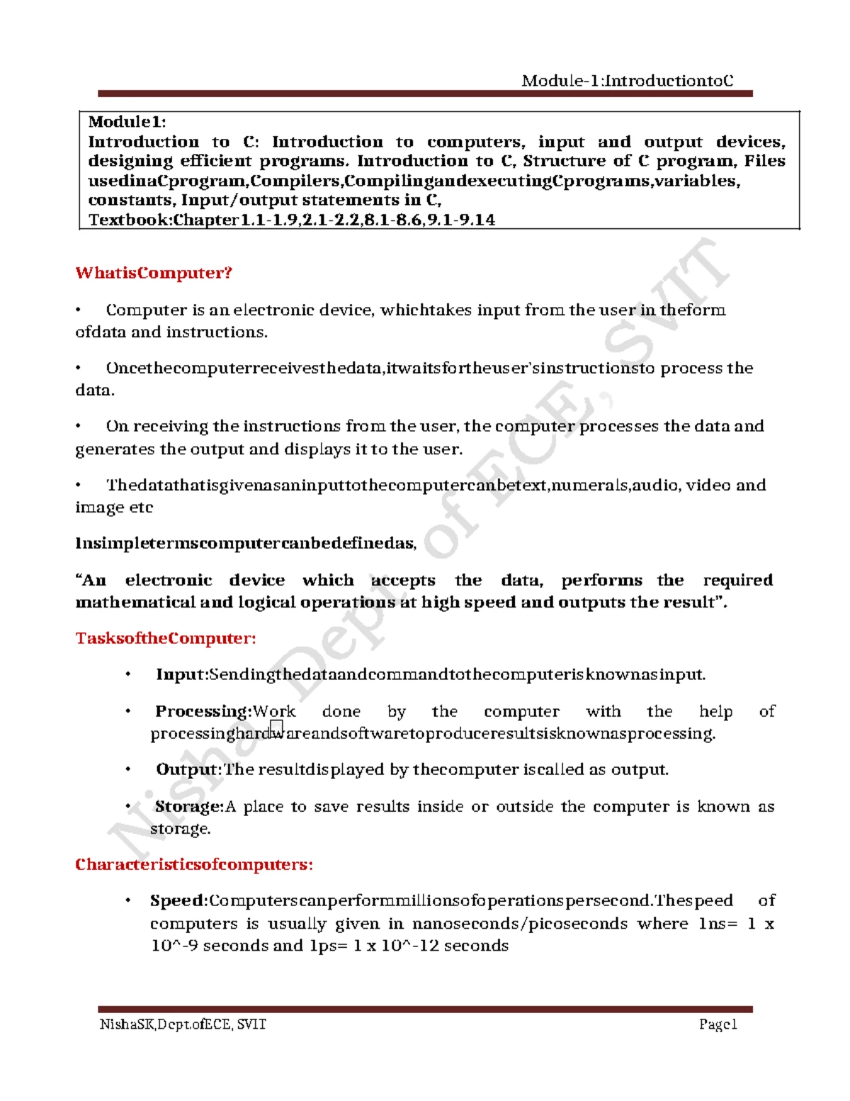 Pop Lab Manual 1 Lab Manual Principles Of Programming In C