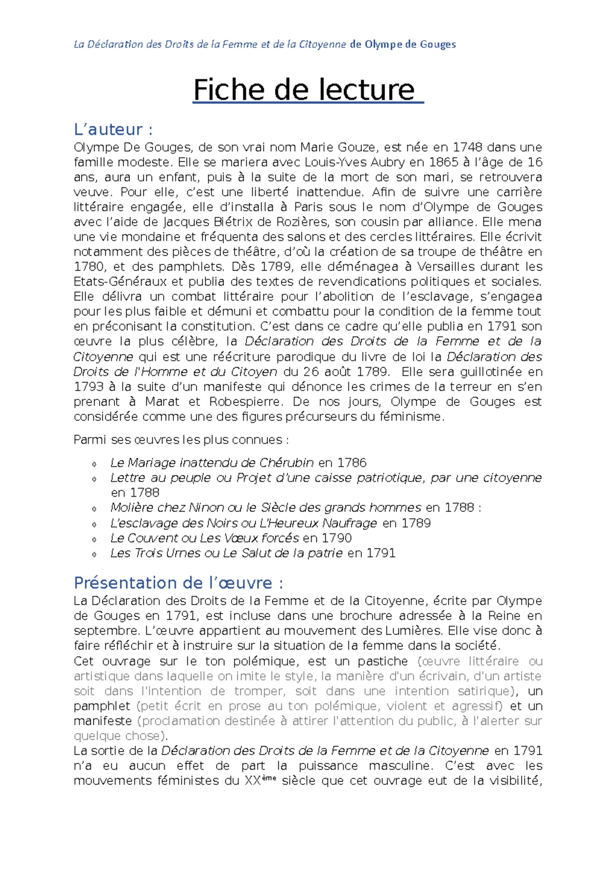 Fiche de révision : Rimbaud et l'Émancipation Créatrice des Poètes ...