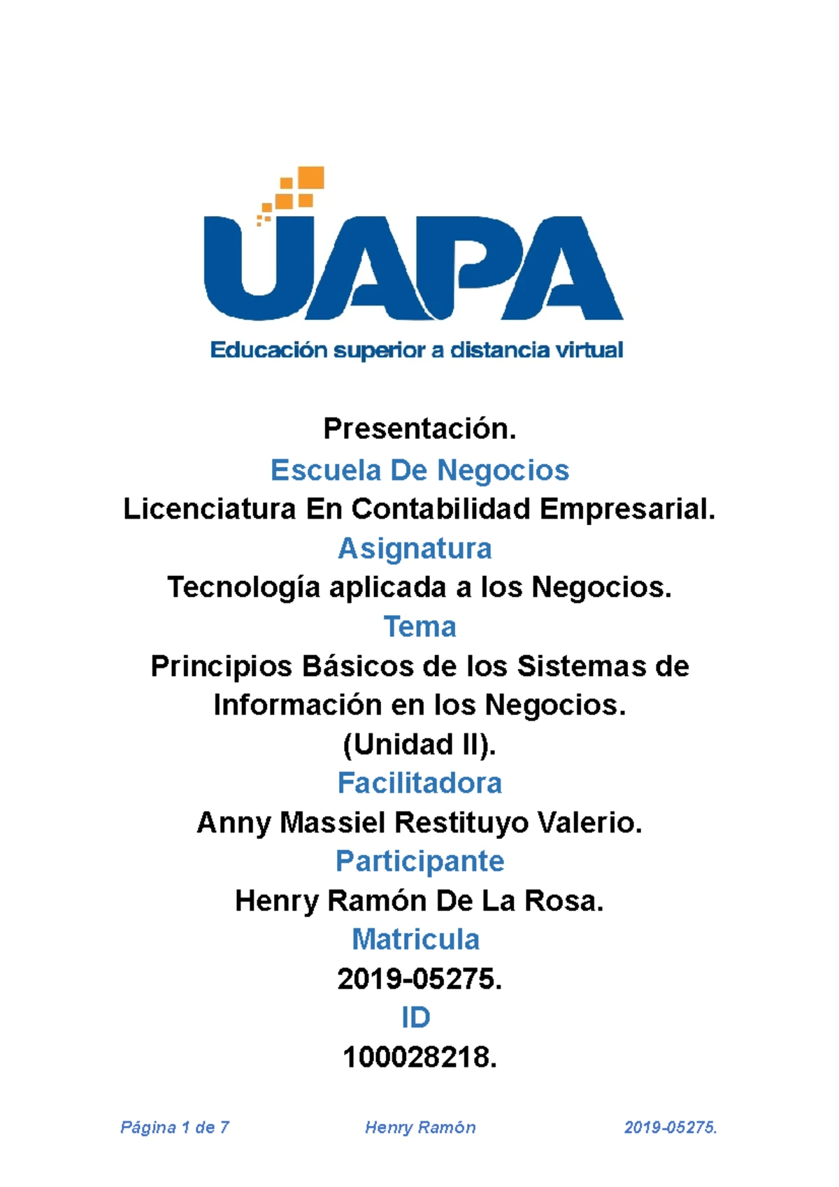 Tecnología aplicada a los negocios semana 8 - Universidad Abierta Para ... Tecnología aplicada a los negocios semana 8 - Universidad Abierta Para ...