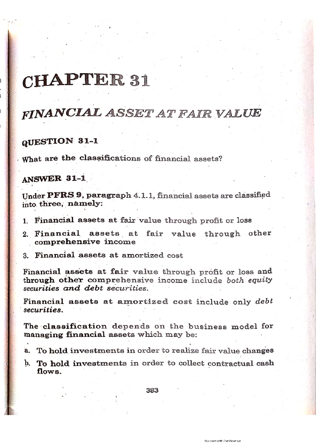 Fair Value Theory of Financial Assets Explained - Studocu