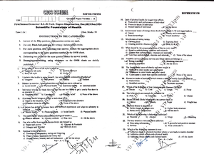 SFH(Question bank) - SFH(Question bank) - Scientific Foundations for ...
