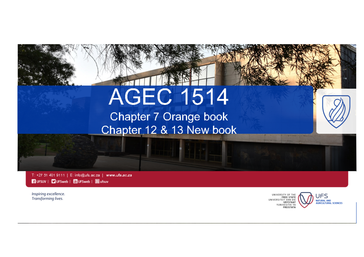 AGEC 1514 Chapter 7 Summary: Statistics for Business & Economics - Studocu