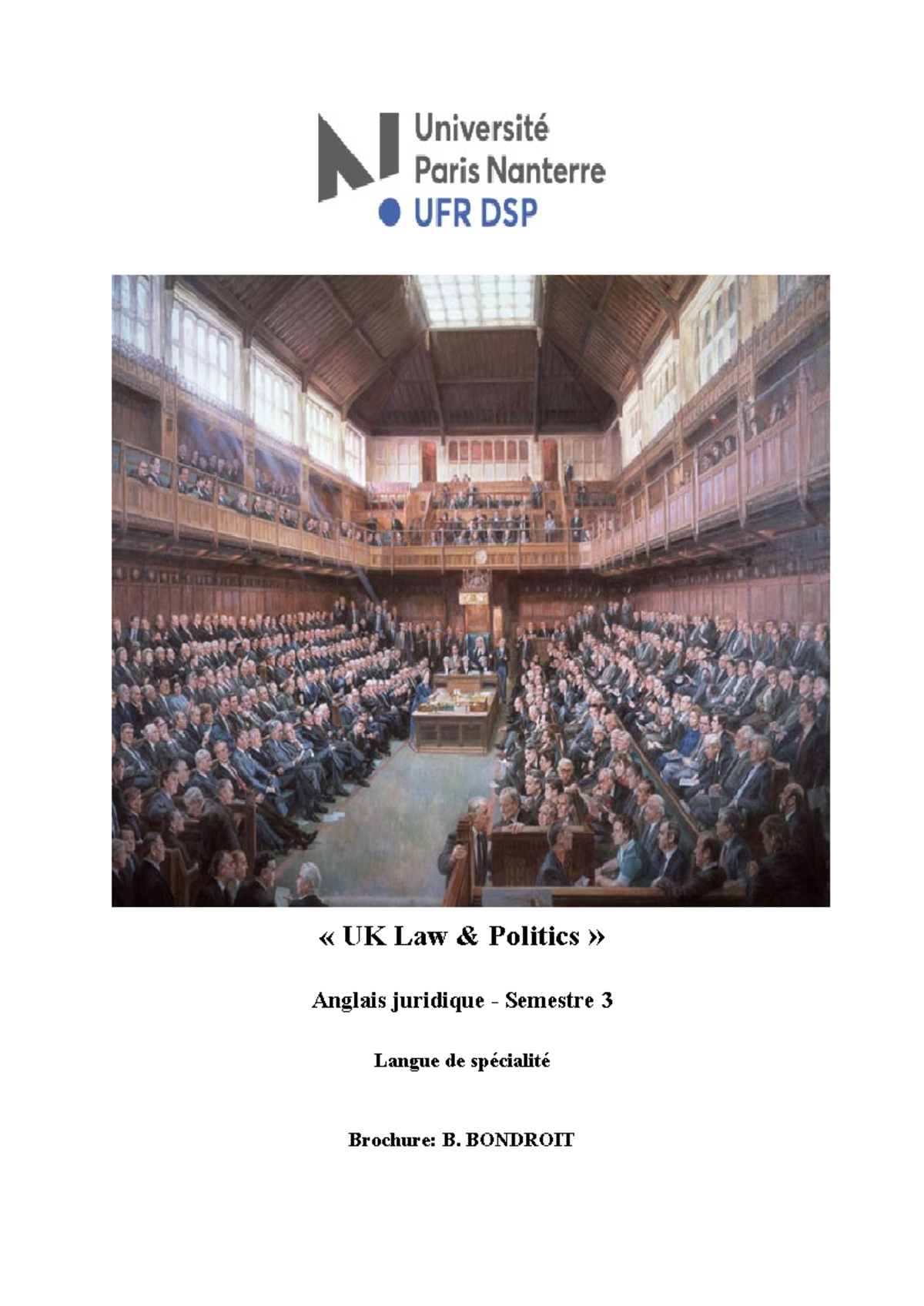 UK Law Politics: Scottish Devolution & Parliamentary Institutions - Sem 3 - Studocu