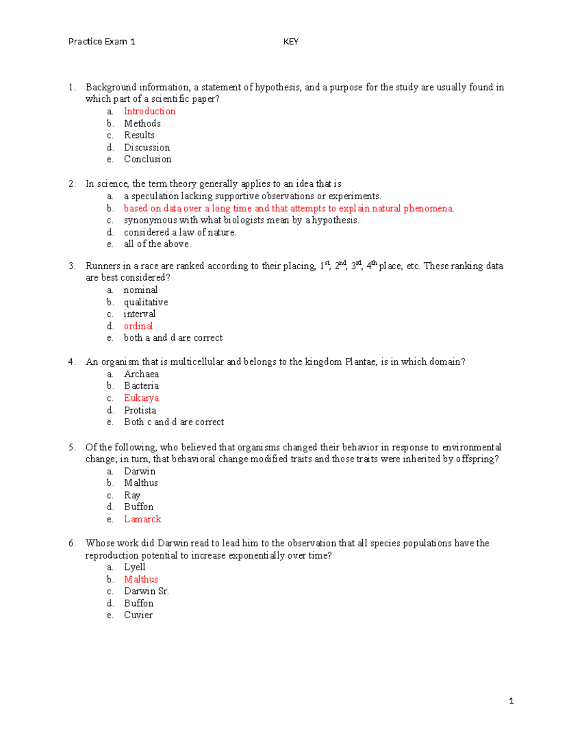 Evolutionary Mechanisms and Natural Selection: Study Guide for BIO101 - Studocu