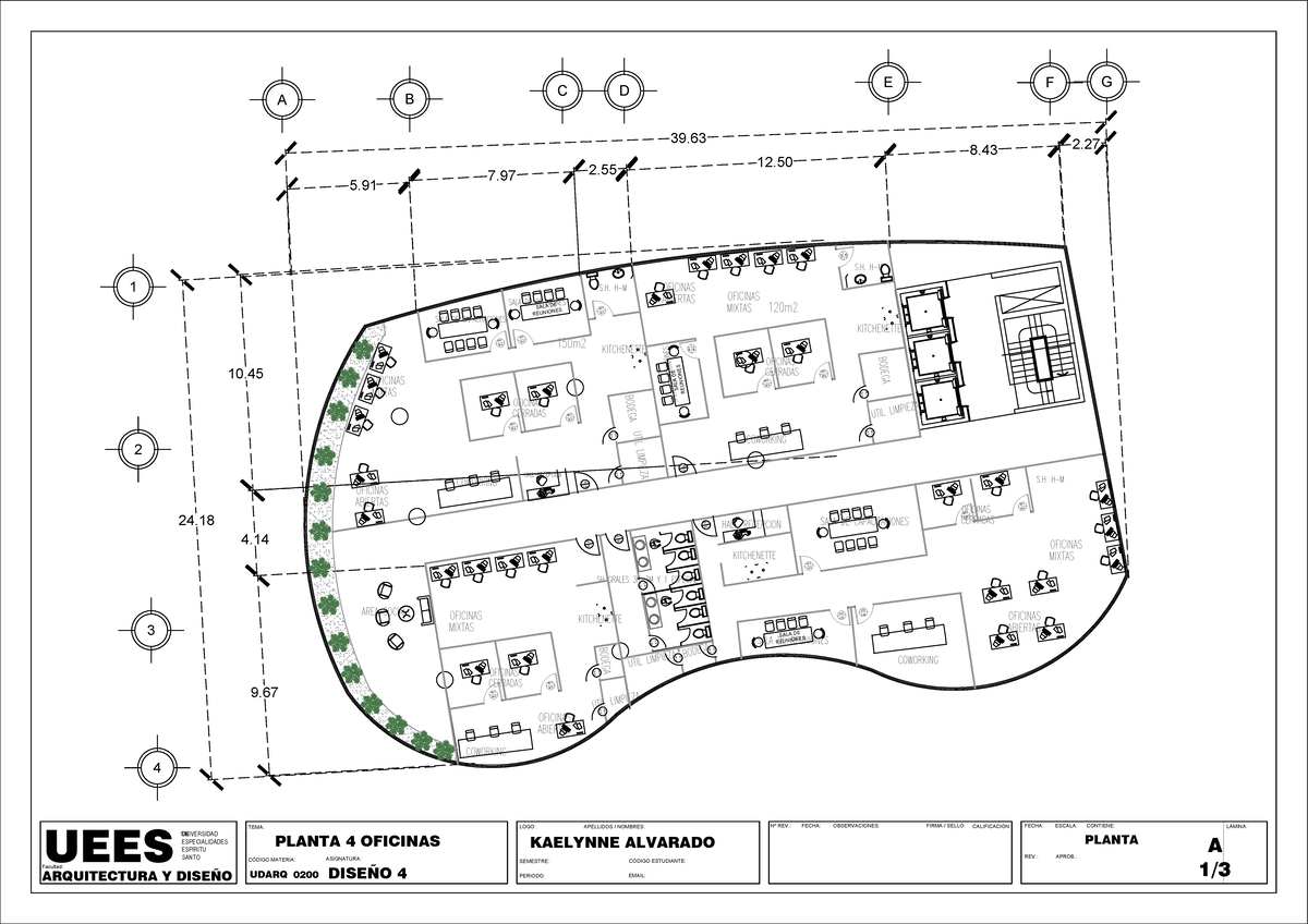 Planta 4 Oficinas - UDARQ 0200 Final Exam Notes - Studocu