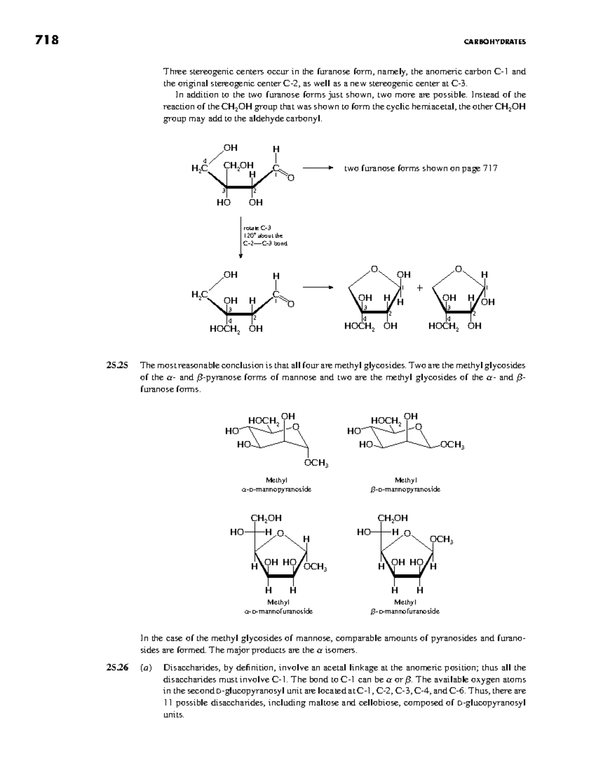 718 Organic Chemistry: Carbohydrates and Disaccharides Overview - Studocu