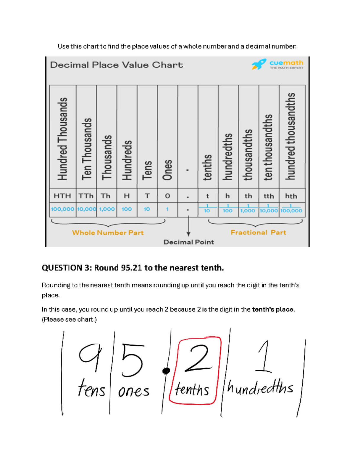 Nearestdecimalplace - nearest decimal place tips - NURS1301 - Use this ...