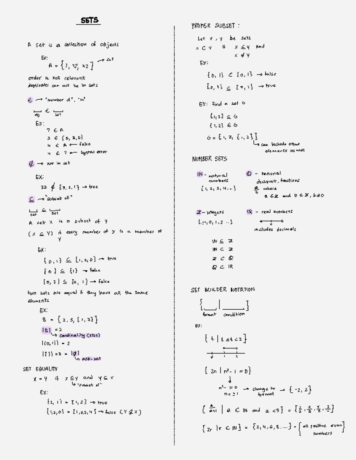 Sets and Operations: A Comprehensive Study (MATH 1-2) - Studocu