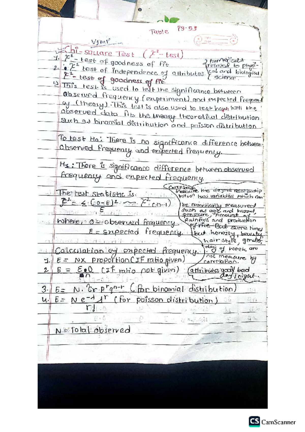 CHI 152: Chi-Square Test Notes on Goodness of Fit - Studocu