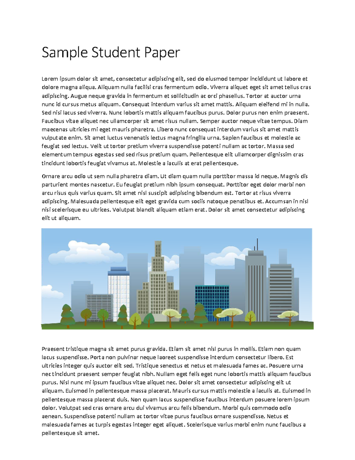 Sample Student Paper Notes - Study Guide - Studocu