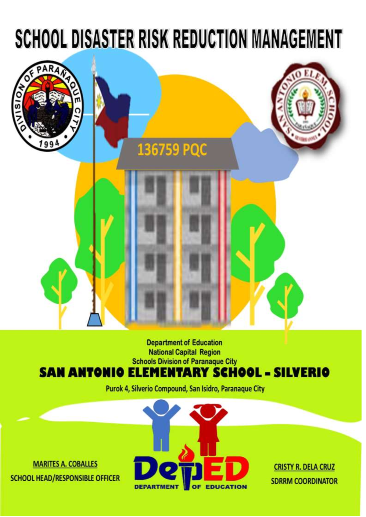 SCHOOL DISASTER RISK REDUCTION MANAGEMENT PLAN 2021-2023 - Studocu