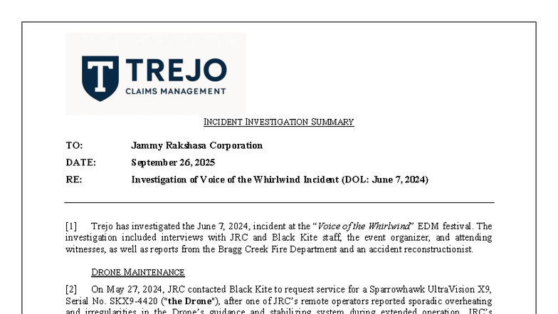 CS1-DOC00B Trejo Report: Voice of the Whirlwind Incident Summary - Studocu