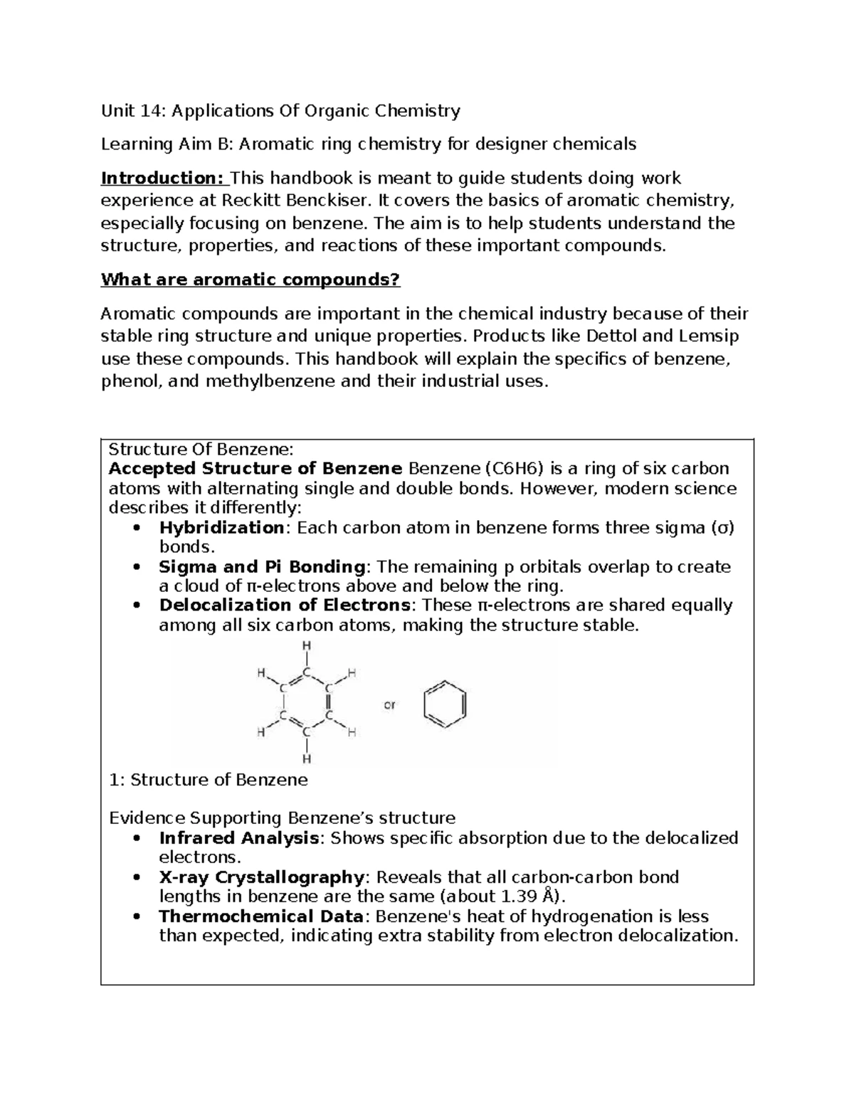 BTEC Level 3 - Unit 13 Assignment: Inorganic Chemistry Redox Reactions ...