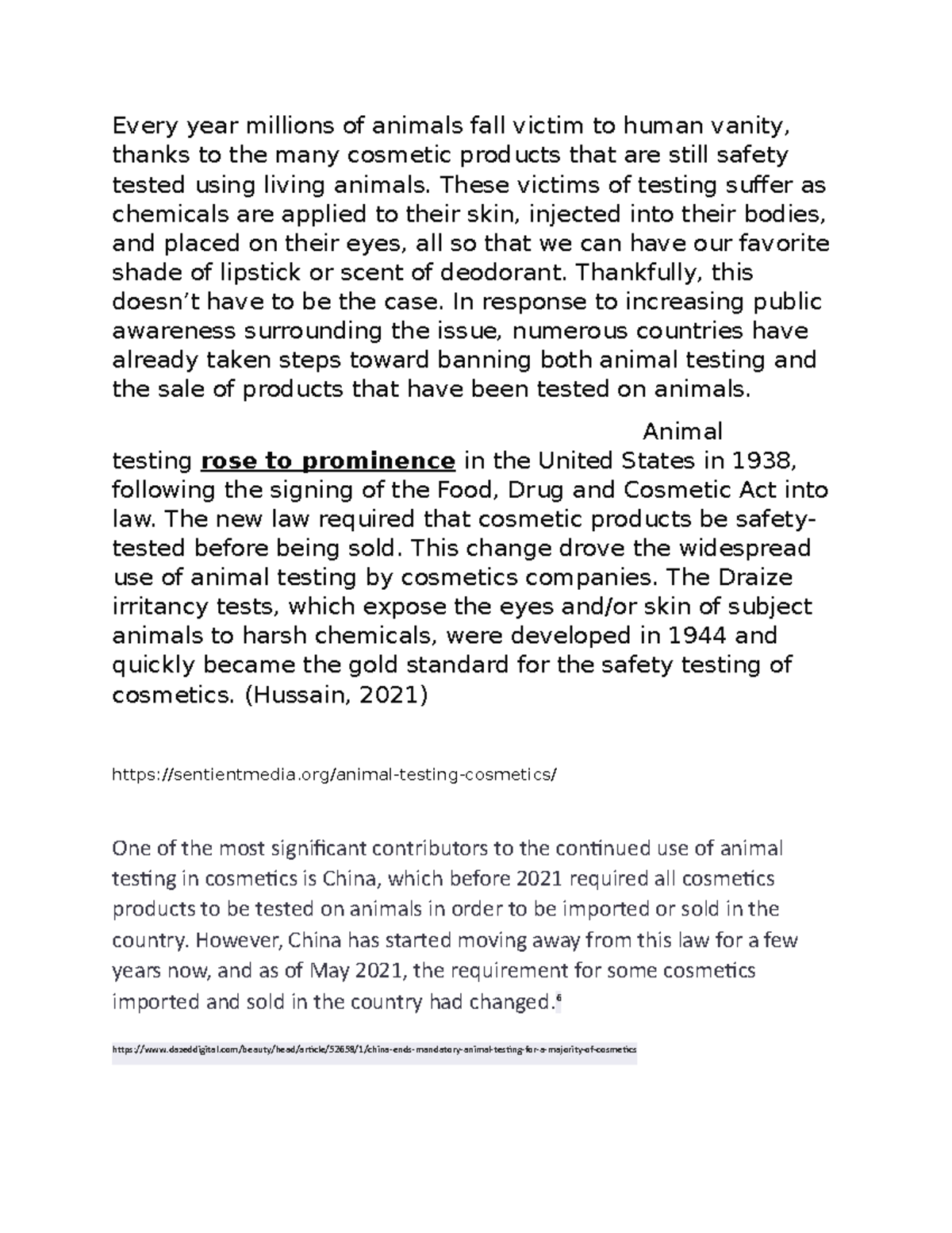 Every year millions of animals fall victim to human vanity - These ...