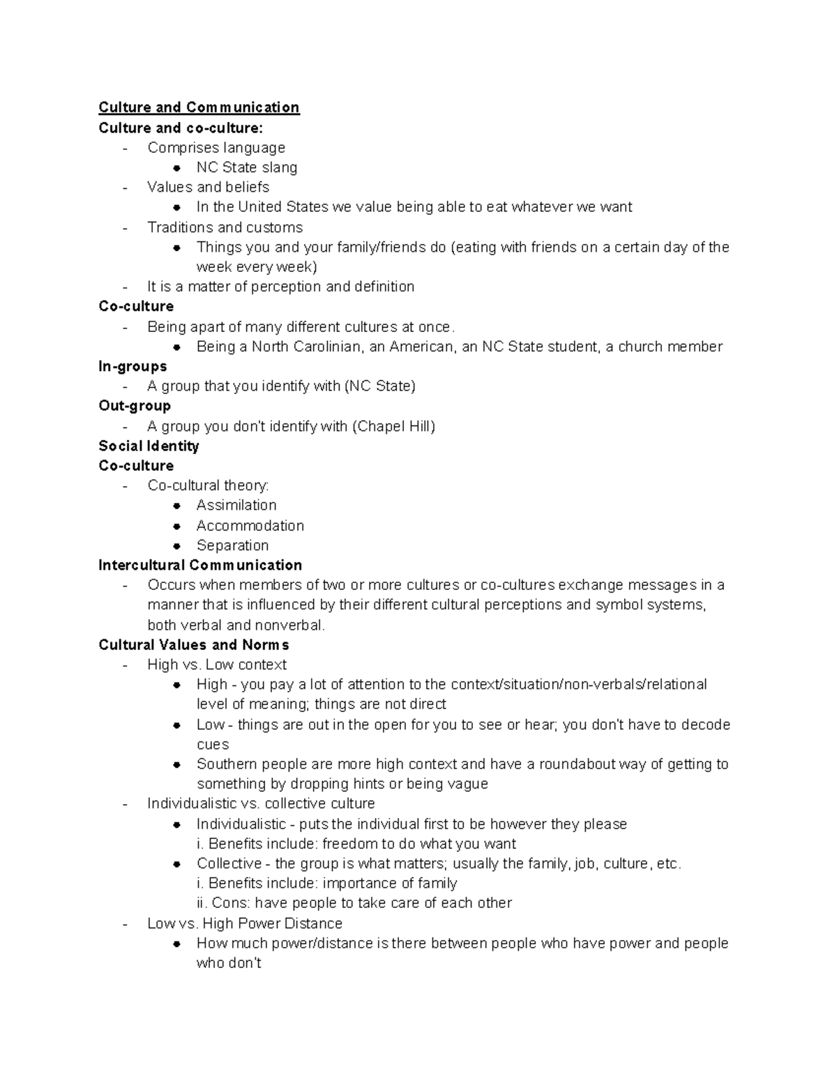 Interplay CH3 Lecture Notes: Culture & Communication Insights - Studocu