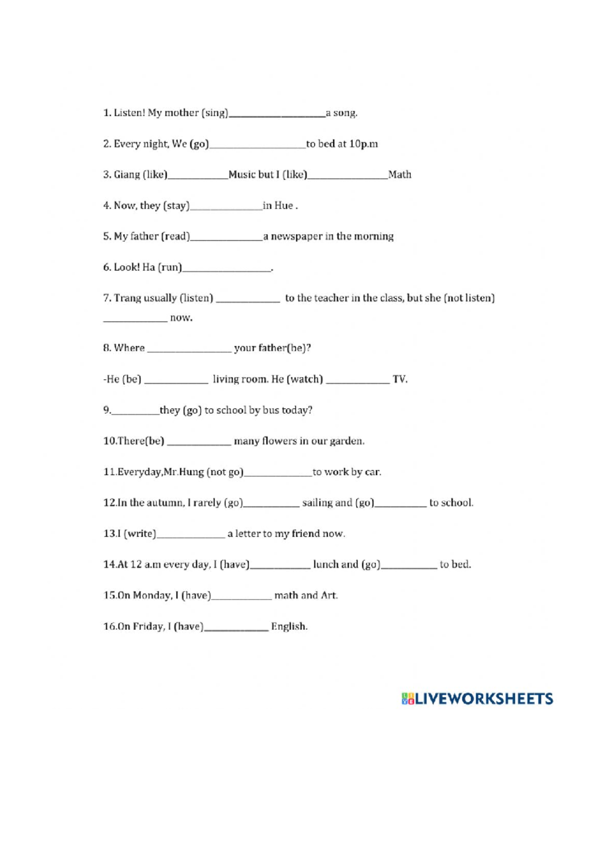 Simple Present vs Present Continuous: Grammar Notes (ENG101) - Studocu