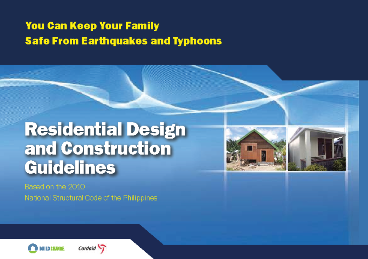 Handbook for Houses: Earthquake & Typhoon Safety Guidelines (2010 NSCP ...