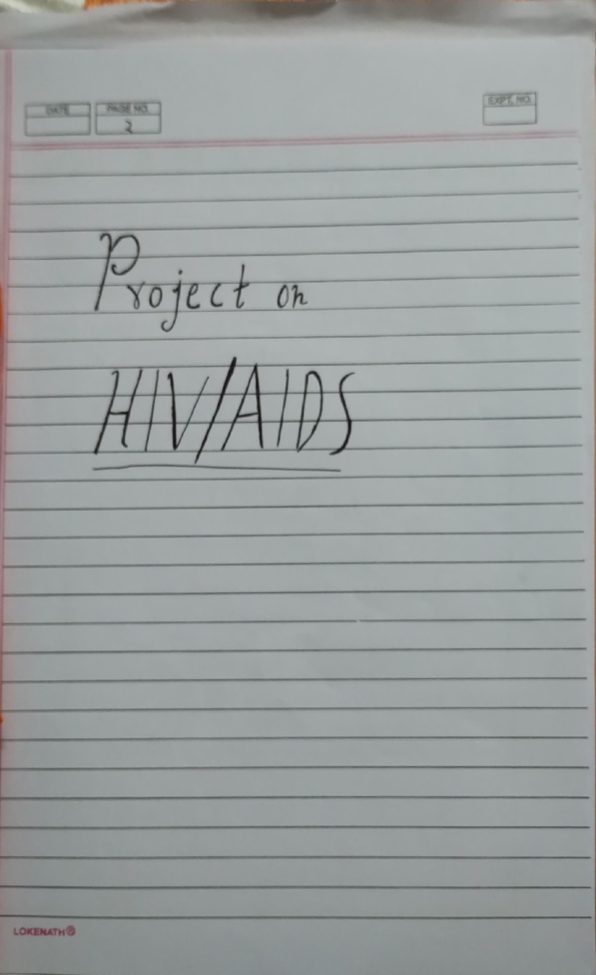 Biology Project on HIV and AIDS - Experimental Analysis - Studocu